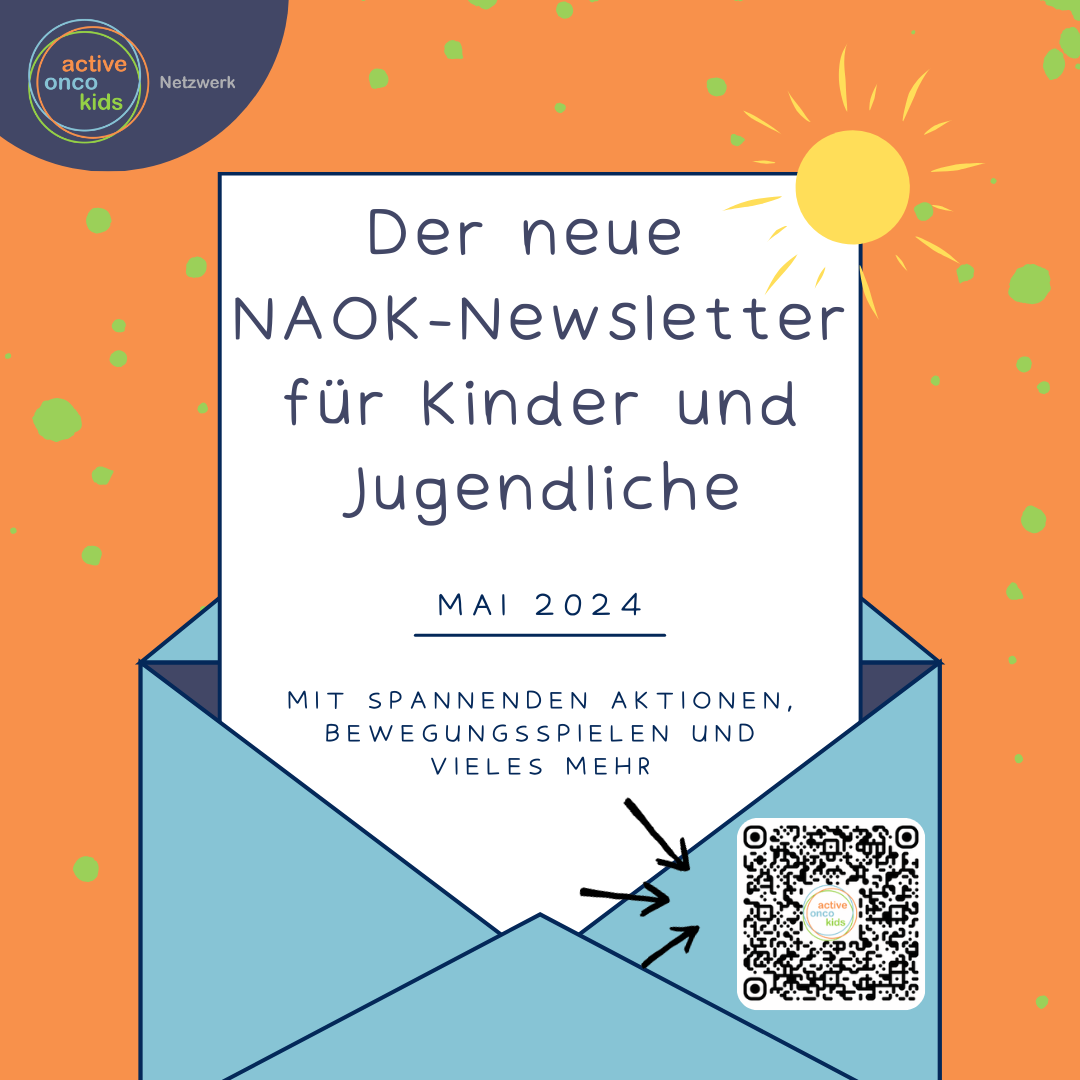 NEU: NAOK-Newsletter Mai - Netzwerk ActiveOncoKids